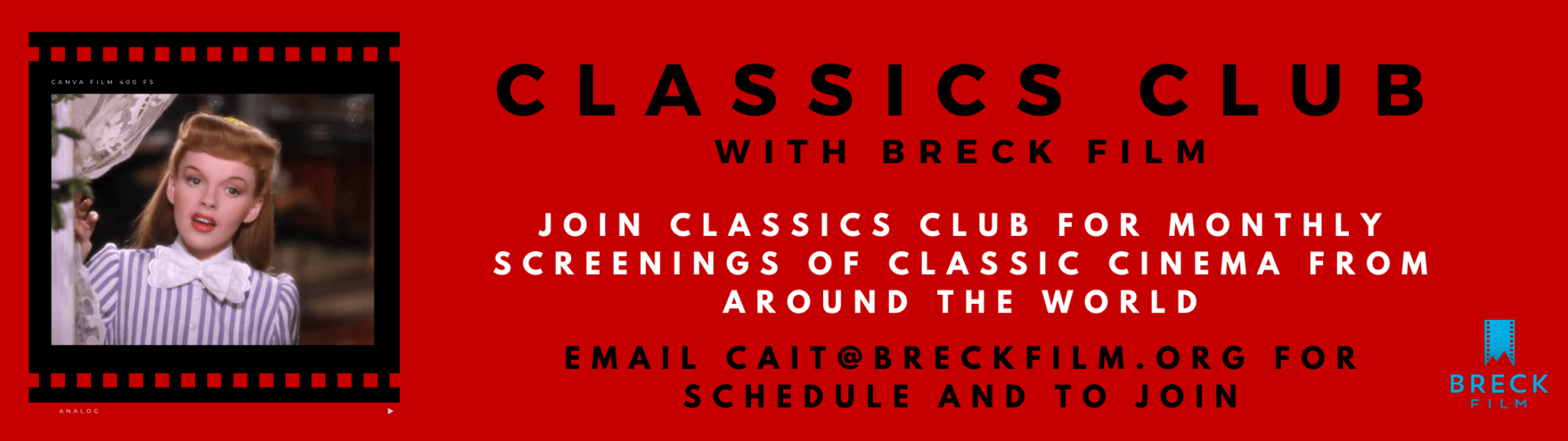 Classics Club: Meet Me in St Louis - Breck Film | Eclipse Theater